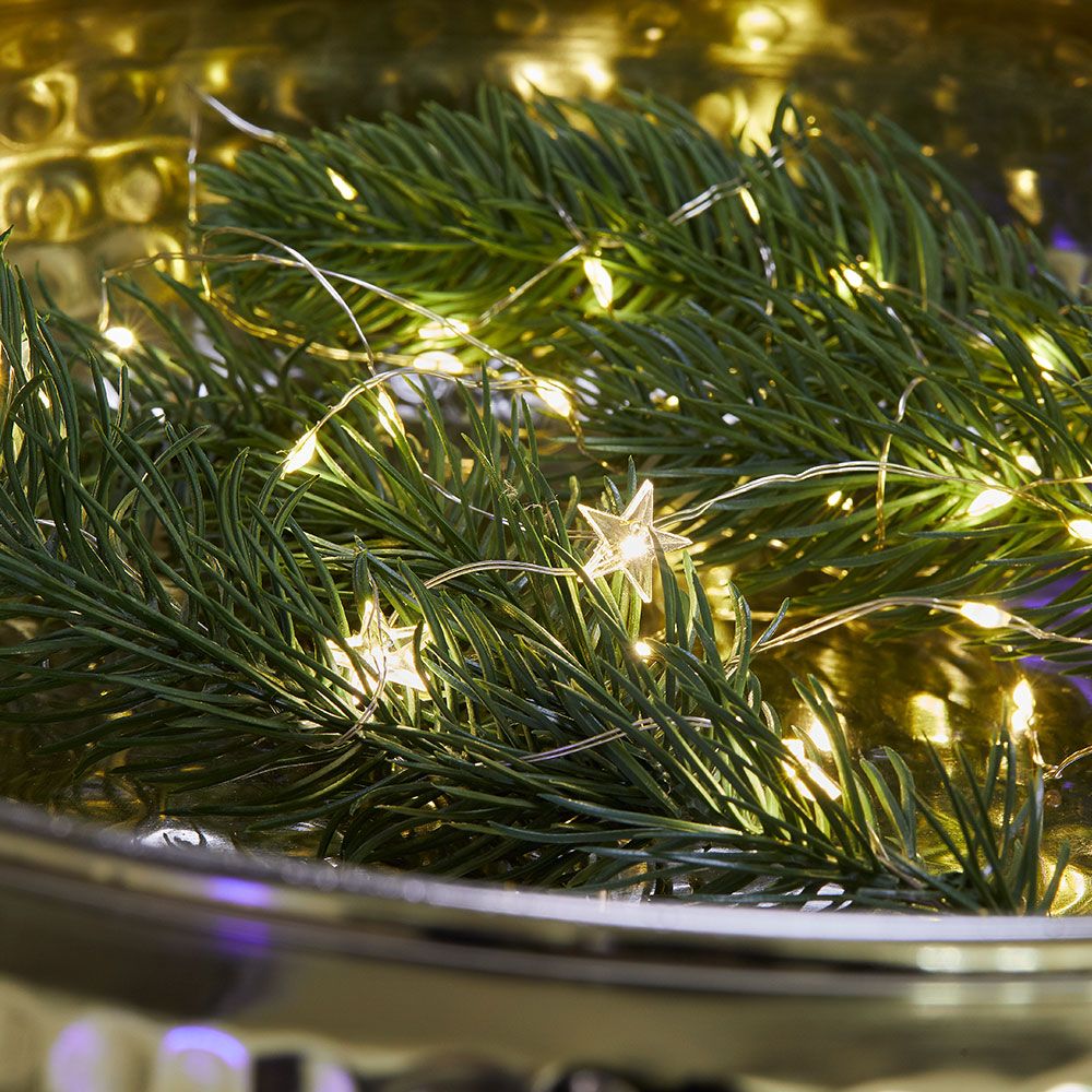 20 LED lempučių girlianda STAR 2m + 0,3m - JYSK - Visada puikūs pasiūlymai