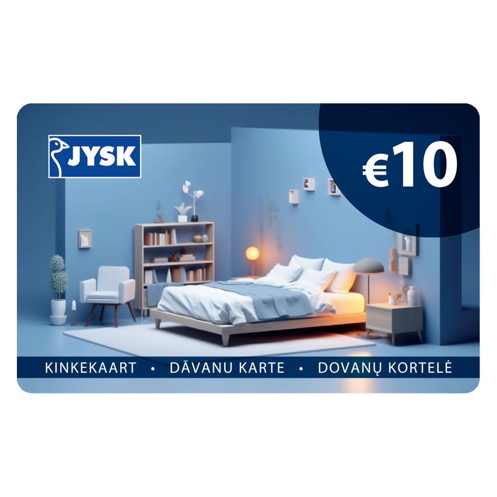 JYSK elektroninė dovanų kortelė 10€ (tik perkant JYSK.lt) - JYSK ...