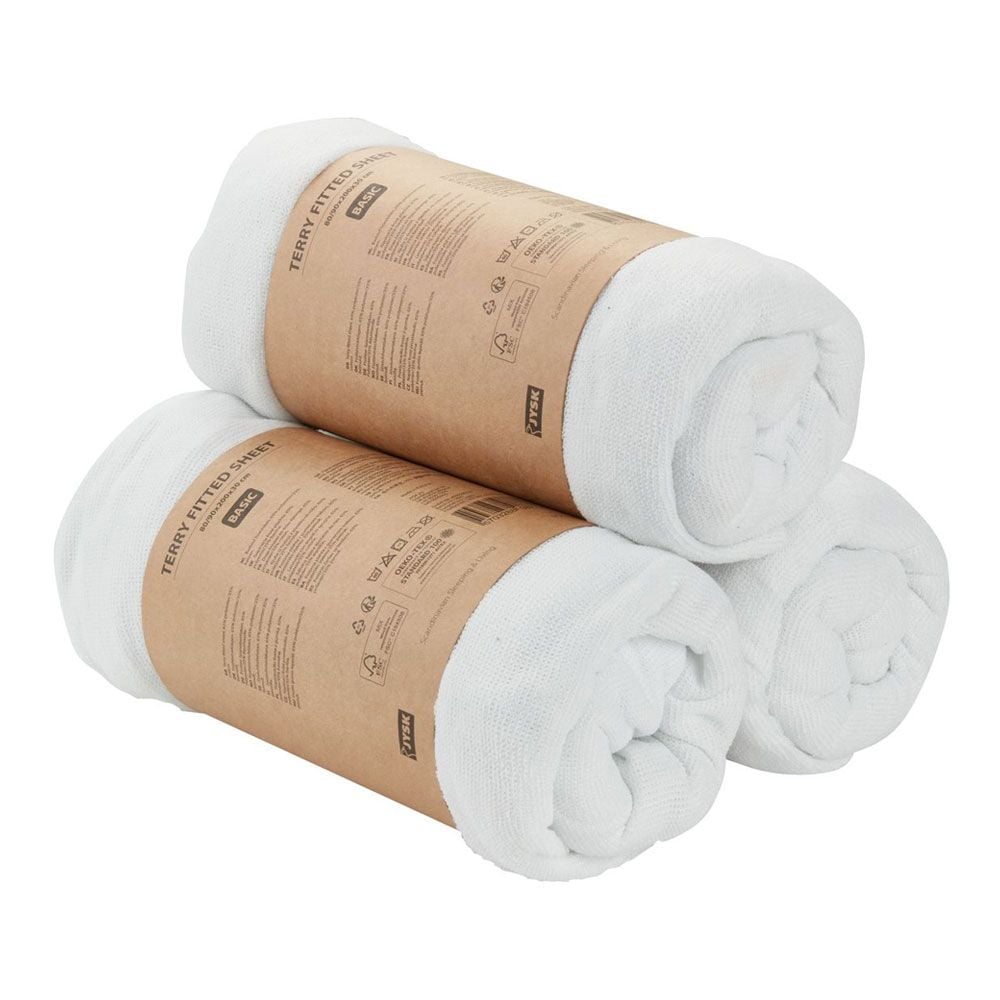 Paklodė su guma BASIC 90 x 200 x 30 cm - JYSK - Visada puikūs pasiūlymai