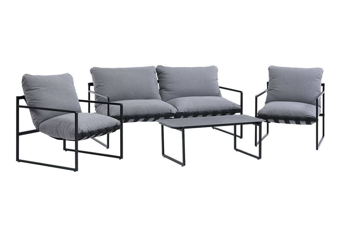 Sodo baldų komplektas RISVEDEN Sofa: 160 x 63 x 78 cm. Kėdė: 66 x 63 x ...