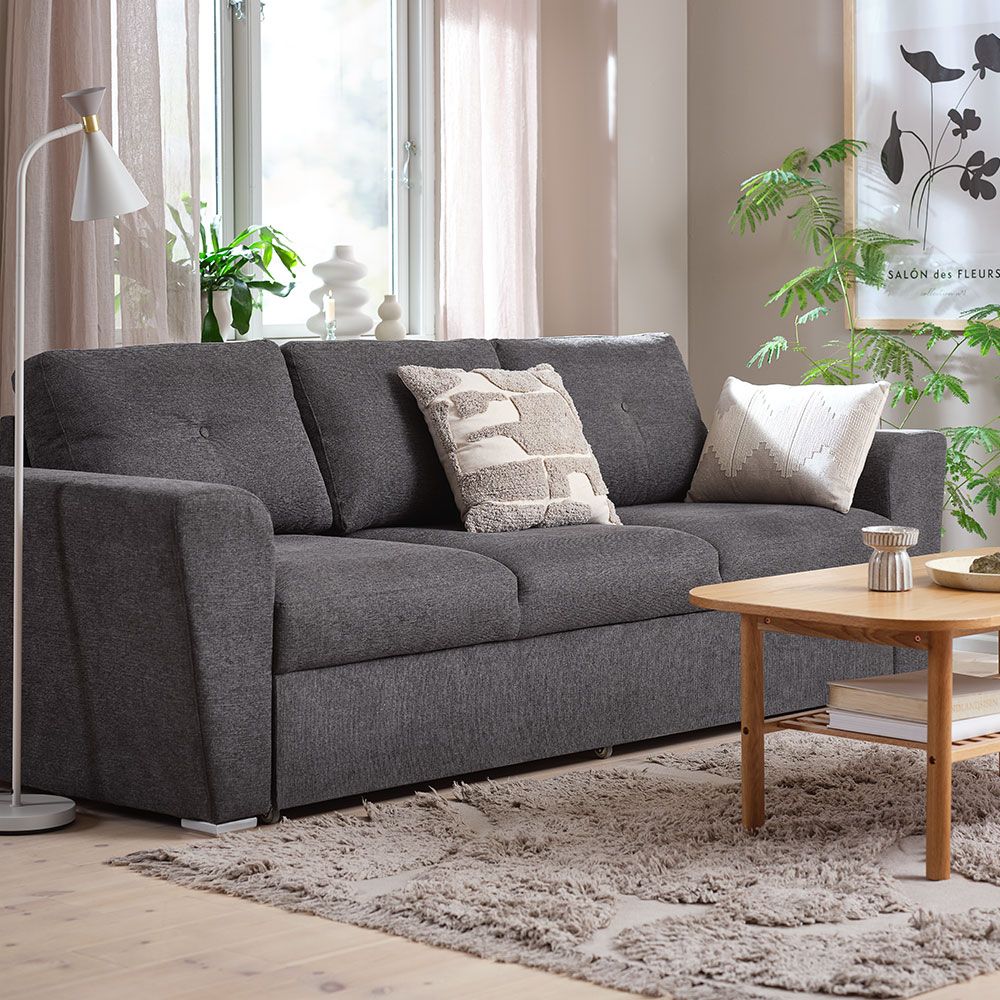 Sofos-lovos ir poilsio kėdės komplektas VEJLBY Sofa-lova: 240 x 86 x 88 ...