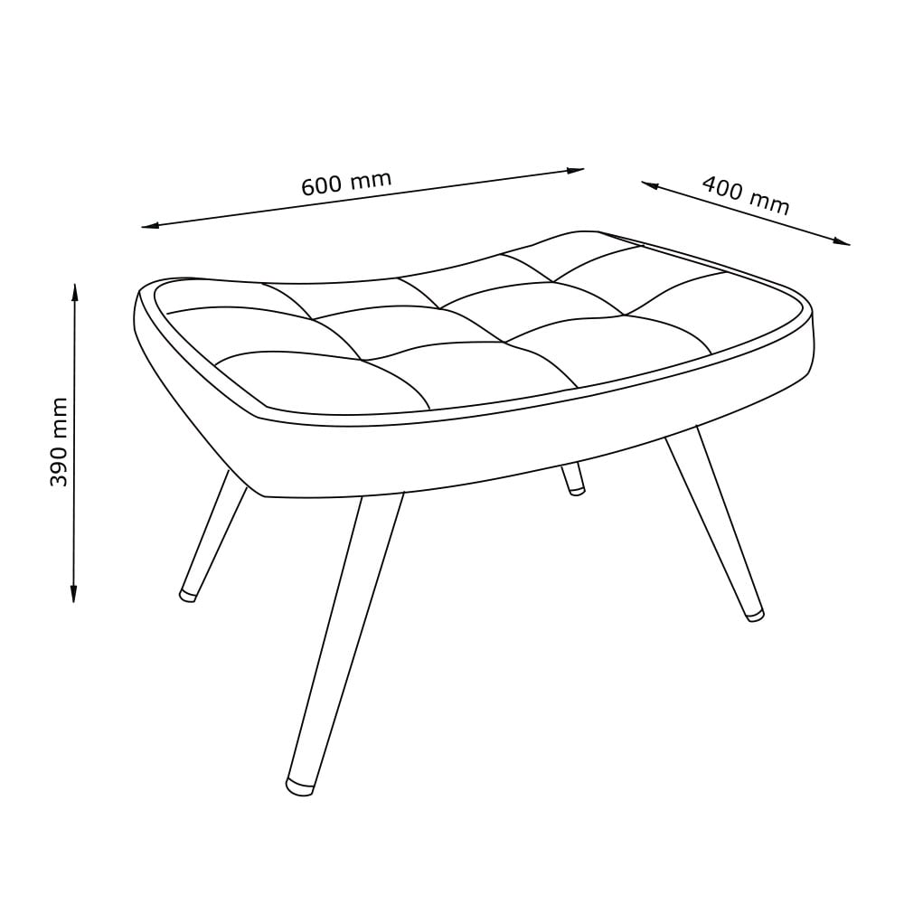 Pakojis ULDUM 40 x 39 x 60 cm - JYSK - Visada puikūs pasiūlymai