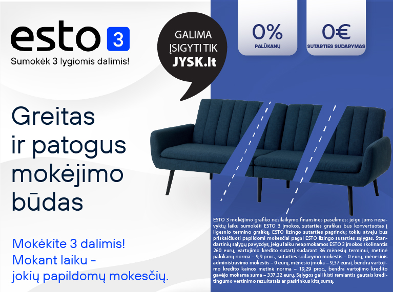 JYSK - Visada puikūs pasiūlymai