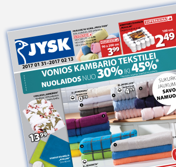 JYSK elektroninė parduotuvė - pirkti apsimoka!