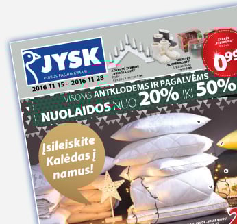 JYSK elektroninė parduotuvė - pirkti apsimoka!